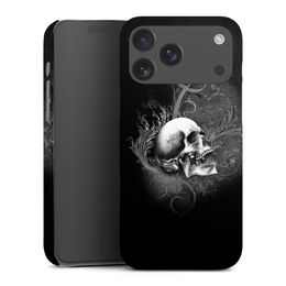 DeinDesign iPhone 17 Pro Max Handy Premium Case Smartphone Handyh&uuml;lle Schutzh&uuml;lle gl&auml;nzend Gothic Skull Skulls Premium Case