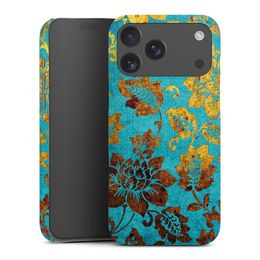 DeinDesign iPhone 17 Pro Max Handy Premium Case Smartphone Handyh&uuml;lle Schutzh&uuml;lle matt Flowers Vintage Ornament Premium Case