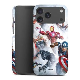 DeinDesign iPhone 17 Pro Max Handy Premium Case Smartphone Handyh&uuml;lle Schutzh&uuml;lle gl&auml;nzend Marvel Avengers Official Licensed Product Premium Case