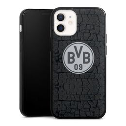 DeinDesign iPhone 12 mini Handy Slim Case extra d&uuml;nn Silikon Handyh&uuml;lle schwarz H&uuml;lle Jersey Borussia Dortmund Bvb Silikon Slim Case