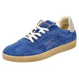 Pantofola d'Oro Sneaker PANTOFOLA D ́ORO "Pantofola d'Oro Sneaker Veloursleder", Gr. 42, blau, grau, Veloursleder, Schuhe