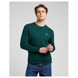 T-Shirt Lee, Herren, Gr. M, jade forest, Obermaterial: 80% Baumwolle, 20% Polyester, Basic, schmal hüftlang, Rundhals, Shirts, in schmaler Passform