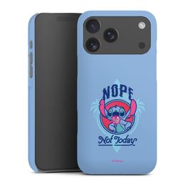 DeinDesign iPhone 17 Pro Max Handy Premium Case Smartphone Handyh&uuml;lle Schutzh&uuml;lle gl&auml;nzend Disney Sayings Lilo & Stitch Premium Case