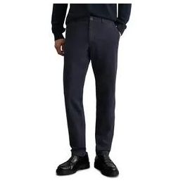 Marc O'Polo Chinohose MARC O'POLO "Osby", Herren, Gr. 33, Länge 30, schwarz navy, Twill, Obermaterial: 97% Baumwolle, 3% Elasthan, unifarben, lang, Hosen, tapered Fit, Bio-Baumwolle