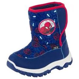 Winterboots Disney "SPIDERMAN", Damen, Gr. 31, blau, Synthetik, Textil, Schuhe, Winterschuhe, Winterstiefel, Snowboots, wasserdicht & gefüttert