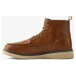 Stiefel MCS "MCS boots M9A", Herren, Gr. 43, Normalschaft, schwarz camel, Obermaterial: 100% Polyurethan, Schuhe