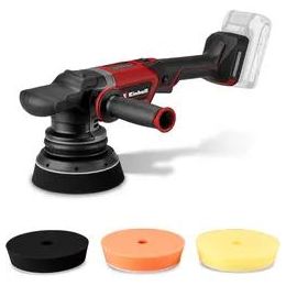 Akku-Poliermaschine Einhell "CP-EP 18/125 Li BL-Solo", rot, schwarz, B:24,2cm H:13,6cm T:45cm, Poliermaschinen, ohne Akku und Ladegerät