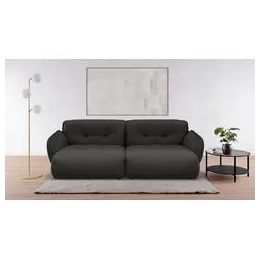 Big-Sofa BETYPE "Be Fluffy moderner Love Seat, XXL Sofa, Lese-Sessel, Mega Sofa", grau (anthracit), B:285cm H:87cm T:184cm, 100% Polyester, Sofas, Big-Sofa, Softes Sitzgef&uuml;hl, moderne Kedernaht, hochwertiger Bezug