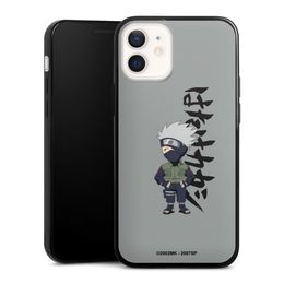 DeinDesign iPhone 12 mini Handy Slim Case extra d&uuml;nn Silikon Handyh&uuml;lle schwarz H&uuml;lle Official Licensed Product Naruto Shippuden Kakashi Silikon Slim Case