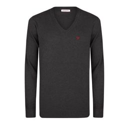 Felix Hardy Pullover Herren Gr&ouml;&szlig;e M anthrazit / dunkelrot