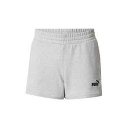 Puma Sportshorts 'ESS No. 1' Damen Gr&ouml;&szlig;e XXXL hellgrau / schwarz