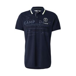CAMP DAVID Poloshirt Herren Gr&ouml;&szlig;e XXL blau / neongr&uuml;n