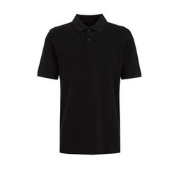 WE Fashion Poloshirt Herren Gr&ouml;&szlig;e L schwarz