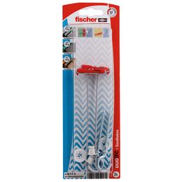 Fischer Montage-Set 'Duotec' Nylon-Kippd&uuml;bel und Rundhaken, &Oslash; 10 x 50 mm, 4-teilig