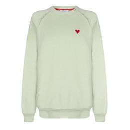 Felix Hardy Sweatshirt Damen Gr&ouml;&szlig;e XS pastellgr&uuml;n / rot