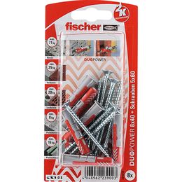 Fischer Fischer DUOPOWER 10 x 50 S mit Schraube 4 St&uuml;ck