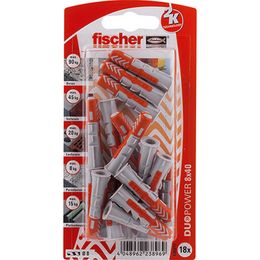 Fischer Fischer DUOPOWER 8 x 40 18 St&uuml;ck