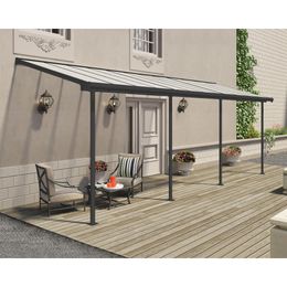 Palram-Canopia Terrassen&uuml;berdachung 'Sierra' anthrazit Aluminium 230 x 671 x 300 cm