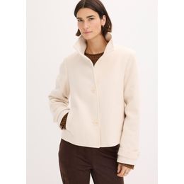 bonprix Jacke in Wolloptik, beige
