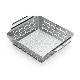 Weber Gem&uuml;se-Grillkorb 'Deluxe' Edelstahl 23,88 x 19,05 cm
