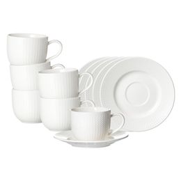 Ritzenhoff & Breker Ritzenhoff & Breker Kaffeetassen mit Untertassen Saphir 220 ml 6er Set