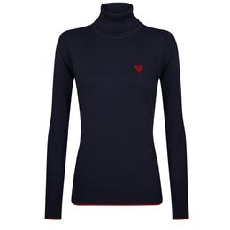 Felix Hardy Pullover Damen Gr&ouml;&szlig;e S navy / rot