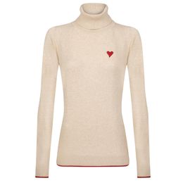 Felix Hardy Pullover Damen Gr&ouml;&szlig;e XL beige / rot