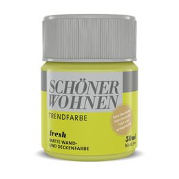 Sch&ouml;ner Wohnen Farbe Sch&ouml;ner Wohnen Farbe Trendfarbe 'Fresh' apfelgr&uuml;n matt 50 ml