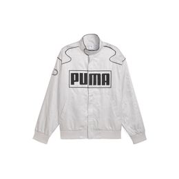 Puma Jacke 'ARCHIVE SEASONAL' Damen Gr&ouml;&szlig;e M hellgrau / schwarz