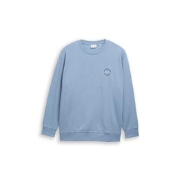 Tom Tailor Men + Sweatshirt Herren Gr&ouml;&szlig;e 4XL navy / hellblau / wei&szlig;