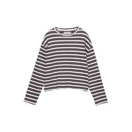 Pull&Bear Pull&bear Shirt Damen Gr&ouml;&szlig;e XS dunkelgrau / wei&szlig;