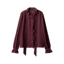 Mango Bluse 'Bologna' Damen Gr&ouml;&szlig;e XL bordeaux