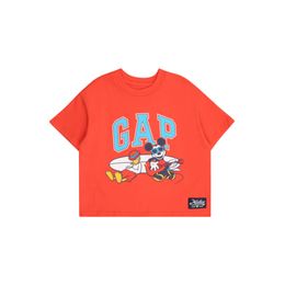 GAP T-Shirt 'DIS MICKEY' Jungen Gr&ouml;&szlig;e 104 hellblau / gelb / hellrot / wei&szlig;