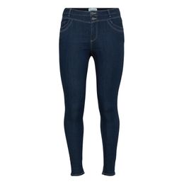 Only Carmakoma Jeans 'CARTHUNDER' Damen Gr&ouml;&szlig;e 42 dunkelblau