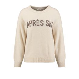 Key Largo Pullover 'Apres Ski' Damen Gr&ouml;&szlig;e M creme / braun