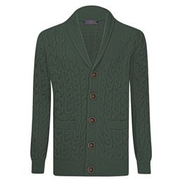 Felix Hardy Strickjacke Herren Gr&ouml;&szlig;e S dunkelgr&uuml;n