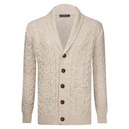 Felix Hardy Strickjacke Herren Gr&ouml;&szlig;e L beige