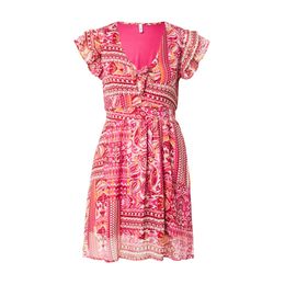 Only Kleid 'ONLASTA' Damen Gr&ouml;&szlig;e 42 orange / fuchsia / dunkelpink / wei&szlig; Sommerkleid