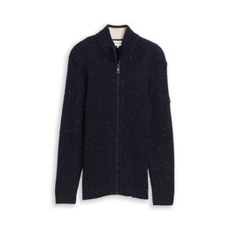 Tom Tailor Strickjacke Herren Gr&ouml;&szlig;e M navy / wei&szlig;