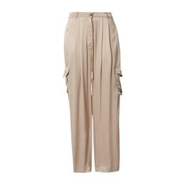 About You X Chiara Biasi Pleat-Front Pants 'Iris' female Beige size S