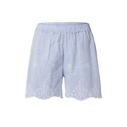 Pieces Shorts Damen Gr&ouml;&szlig;e 42 blaumeliert / wei&szlig;