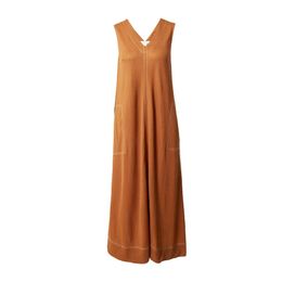 Warehouse Kleid Damen Gr&ouml;&szlig;e 36 cognac / wei&szlig; Winterkleid