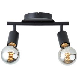BRILLIANT LEUCHTEN Brilliant Tiffany Deckenleuchte Schwarz, 2-flammig