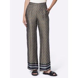 Heine Damen Schlupfhose, Braun, Gr. 48, Sommerhosen, Material: Viskose