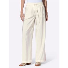 Heine Damen Schlupfhose, Natur, Gr. 46, Sommerhosen, Material: Viskose