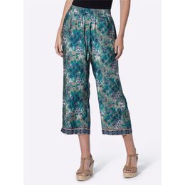 Heine Damen Culotte, Blau, Gr. 50, 7/8-Hose, Material: Modal