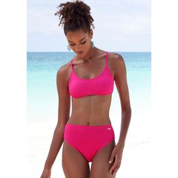 Lascana Bustier-Bikini-Top 'Lolo' pink Gr. 34 Cup C/D. Ohne Bügel. Nachhaltig.