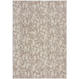 Teppich FLAIR RUGS "Connely", beige, B:155cm H:4mm L:230cm, Kunstfaser, Teppiche, Teppich, Waschbarer Teppich, kurzflor, waschbar, Wohnzimmer, Schlafzimmer