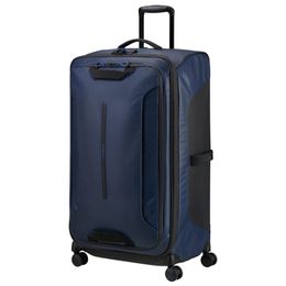 Weichgepäck-Trolley Samsonite "ECODIVER, verschiedene Größen und Farben", Gr. B/H/T: 47cm x 79cm x 32cm 117 l, blau (blau nights), Nylon, Polyester, Basic, Koffer, Koffer Reisegepäck Weichgepäck-Koffer Fronttasche