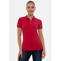 Poloshirt SIR RAYMOND TAILOR "Angie", Damen, Gr. S, rot, 100% Baumwolle, unifarben, normal, ohne Ausschnitt, Shirts, in klassischem Design